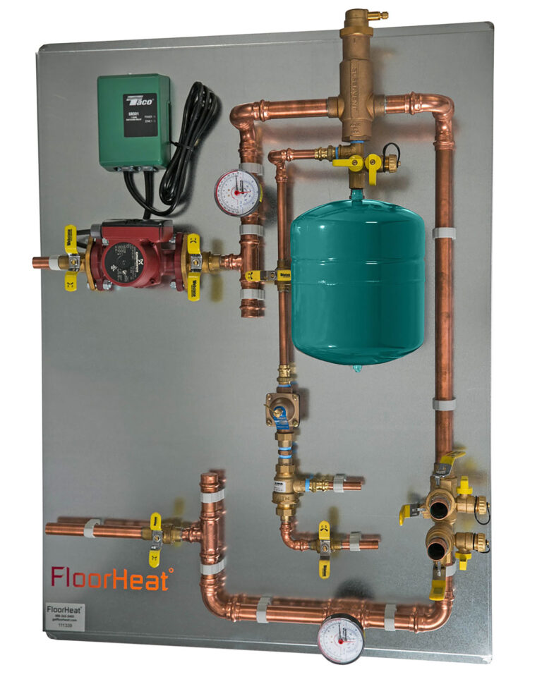 Preassembled 1-Zone Radiant Heat Distribution/Control Panel System ...